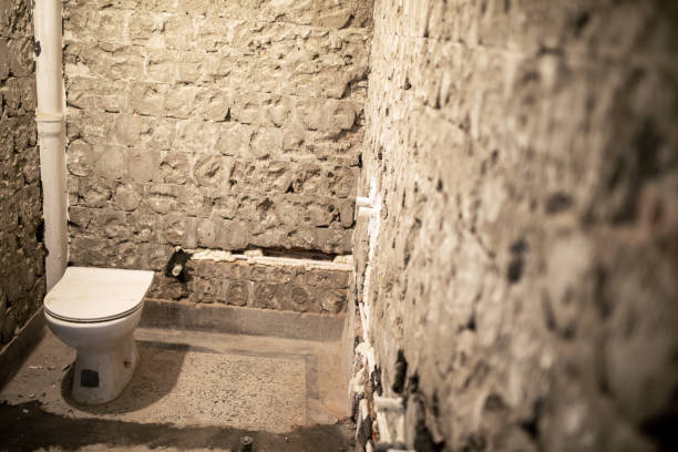 Free Stock Photo of Run Down Bathroom With Graffiti-Covered Toilet ...