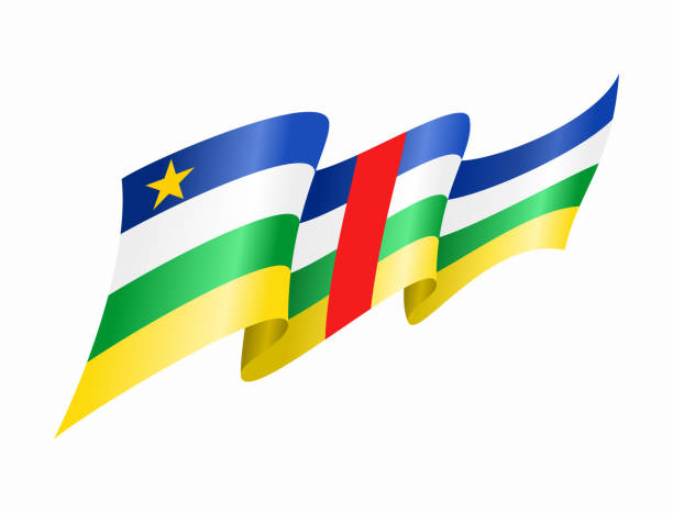 Central African Republic Flag Illustrations Illustrations Royalty Free