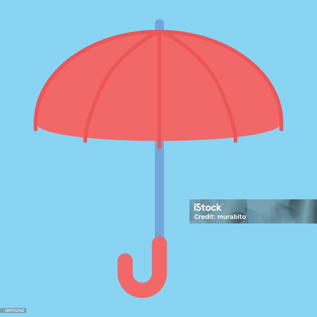 Clip Art Of Simple And Cute Umbrella Stock Illustration Download Image Now Clip Art Cute