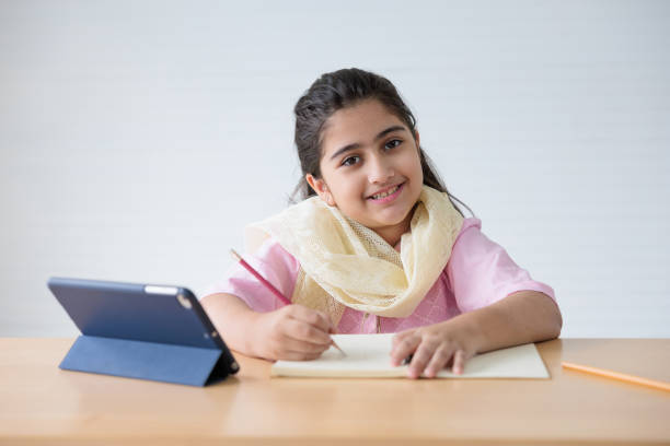 Free Stock Photo of Indian Child Writing With Pencil | Download Free ...