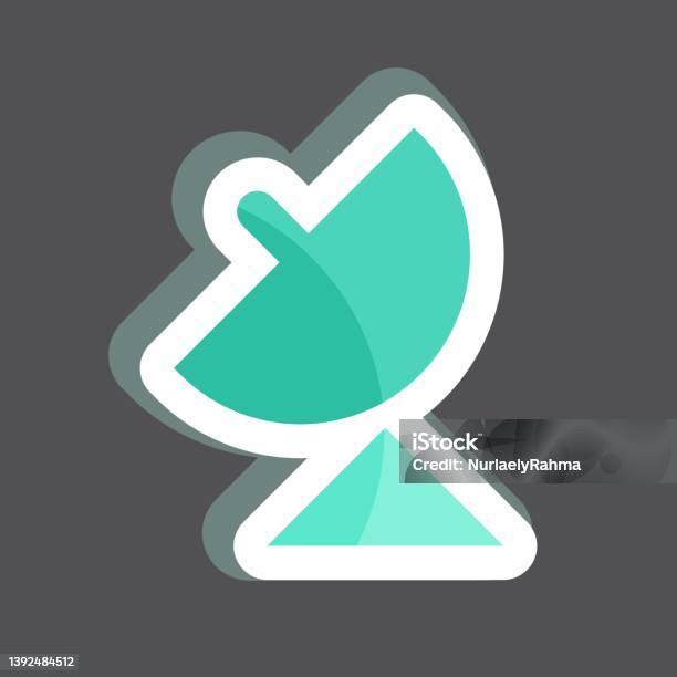 Stiker Gps Cocok Untuk Simbol Aplikasi Seluler Desain Sederhana Dapat