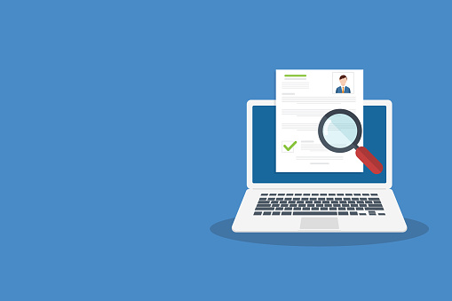 Analyse De Cv En Ligne Utiliser Une Loupe Pour Voir Le Cv De