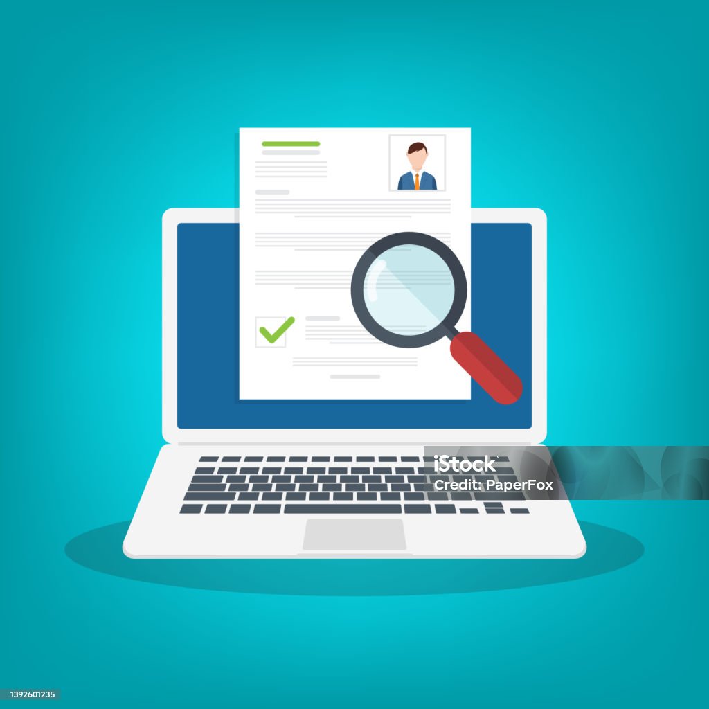 Analyse De Cv En Ligne Utilisez Une Loupe Pour Visualiser Le Cv De