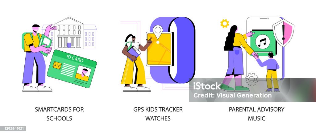 Child Security Abstract Concept Vector Illustrations Stockvectorkunst ... Child Security Abstract Concept Vector Illustrations Stockvectorkunst ...