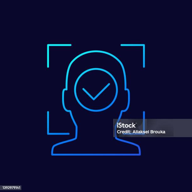 Facial Recognition Icon Face Scanning Linear Design向量圖形及更多控制圖片 - iStock Facial Recognition Icon Face Scanning Linear Design向量圖形及更多控制圖片 - iStock