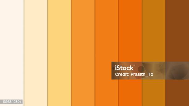 Latar Belakang Spektrum Palet Warna Oranye Gradien Warna Dalam