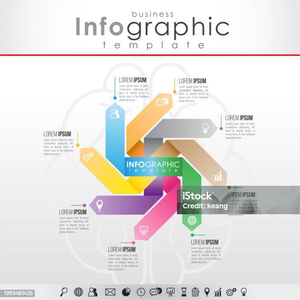 Le Meilleur Vecteur De Conception Dinfographie Dentreprise Et Icône De