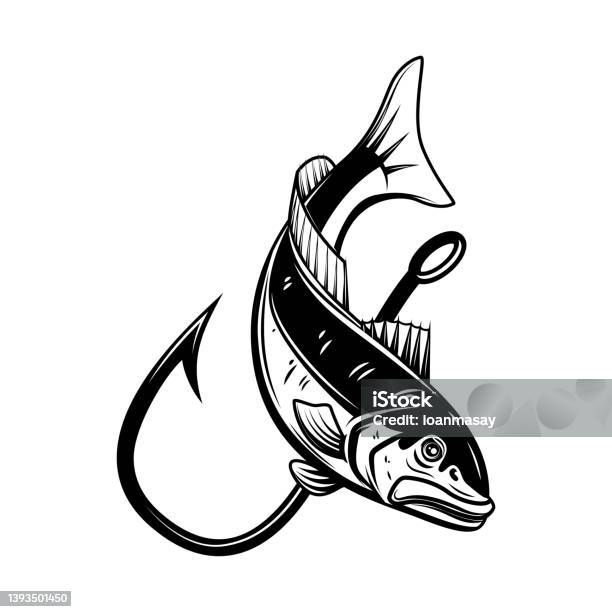 Cod Dan Kail Pancing Elemen Desain Untuk Lambang Tanda Lencana ... Cod Dan Kail Pancing Elemen Desain Untuk Lambang Tanda Lencana ...
