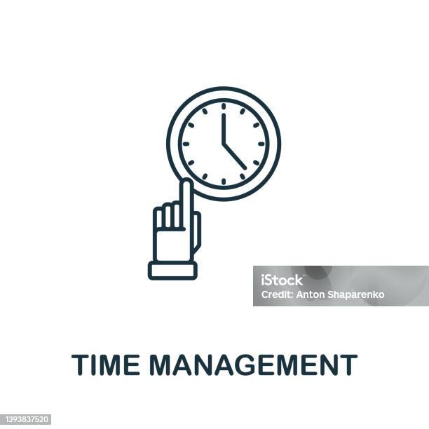 Time Management Icon Line Style Symbol From Productivity Icon ... Time Management Icon Line Style Symbol From Productivity Icon ...