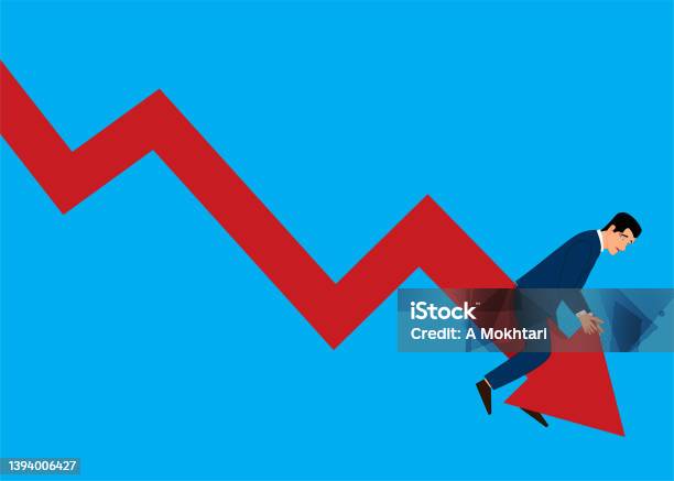 Vetores De Crise Econômica Falência Perda Financeira E Maus Hábitos E