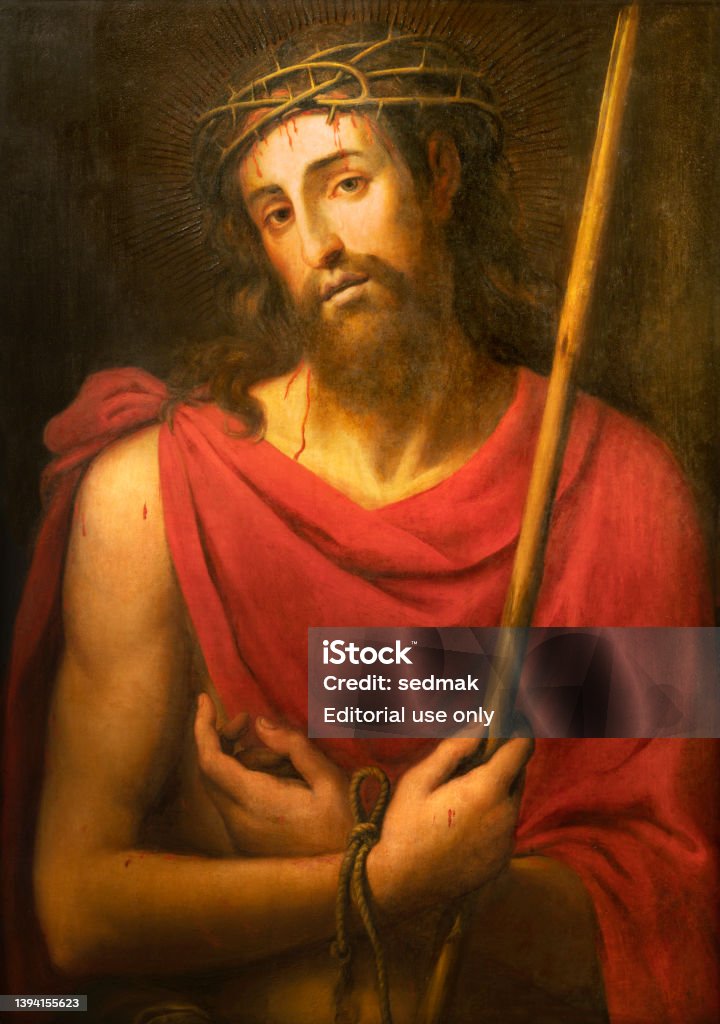 Valencia Lukisan Itu Menyiksa Yesus Ecce Homo Di Katedral Basilika