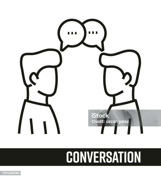 Concept Dicône De Ligne De Communication Conception Dicônes De Ligne De