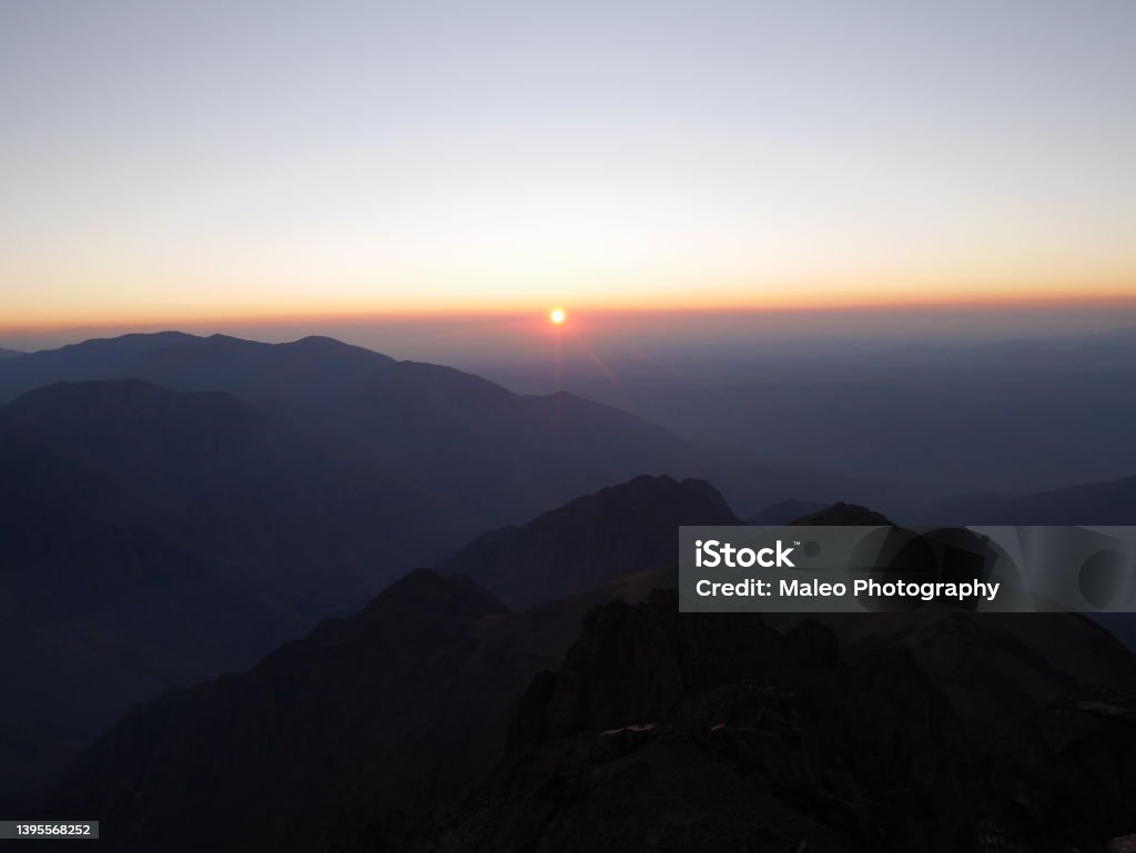 Breathtaking View From The Top Of Djebel Toubkal North Africas Highest