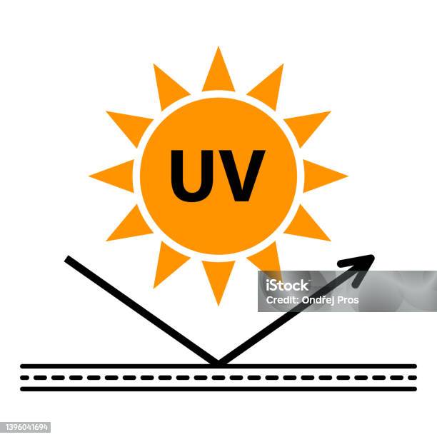 Icône Du Facteur De Protection Solaire Symbole De Bloc De Rayonnement