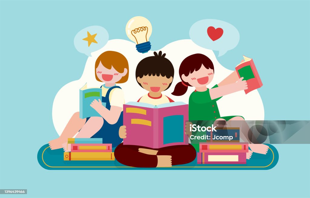 Große Isolierte Cartooncharaktervektorillustration Von Süßen Kindern