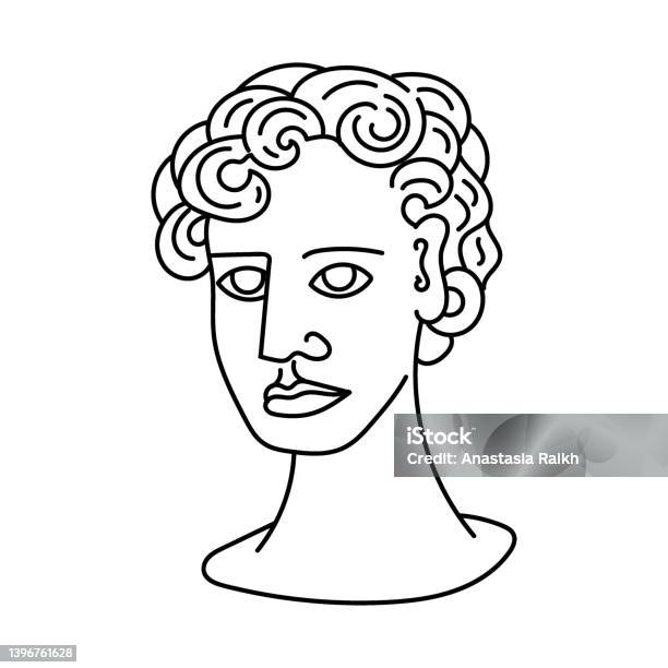 Kepala Patung Yunani Doodle Gaya Sketsa Yang Digambar Tangan Yunani ... Kepala Patung Yunani Doodle Gaya Sketsa Yang Digambar Tangan Yunani ...