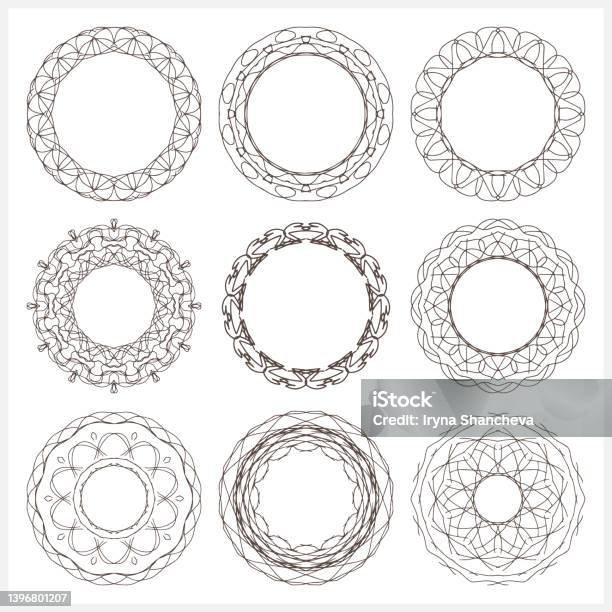 Outline Frame Isolated Sketch Vector Stock Illustration Eps 10 Stock