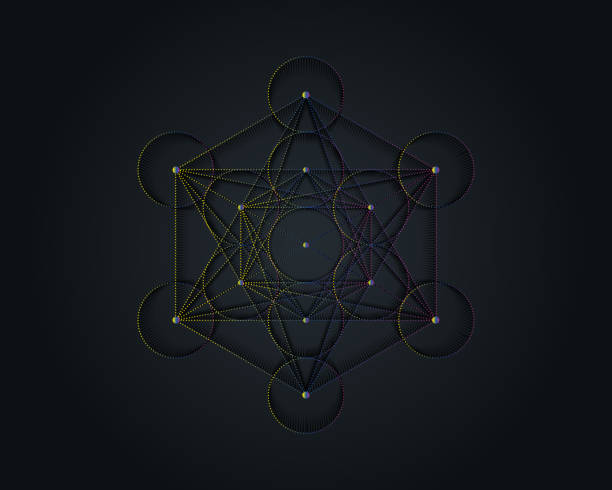 [90] Metatron cube Clipart Vector PNG , SVG, EPS, PSD, AI