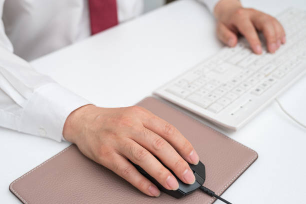 Free Stock Photo of Close Up of a Computer Mouse on a Desk | Download ...