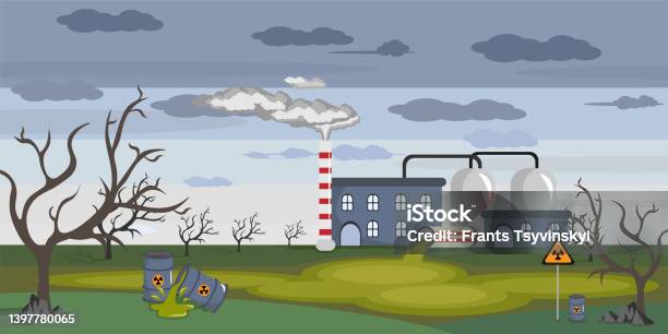 Ilustrasi Vektor Dari Polusi Ekologi Yang Mengerikan Ilustrasi Kartun ... Ilustrasi Vektor Dari Polusi Ekologi Yang Mengerikan Ilustrasi Kartun ...