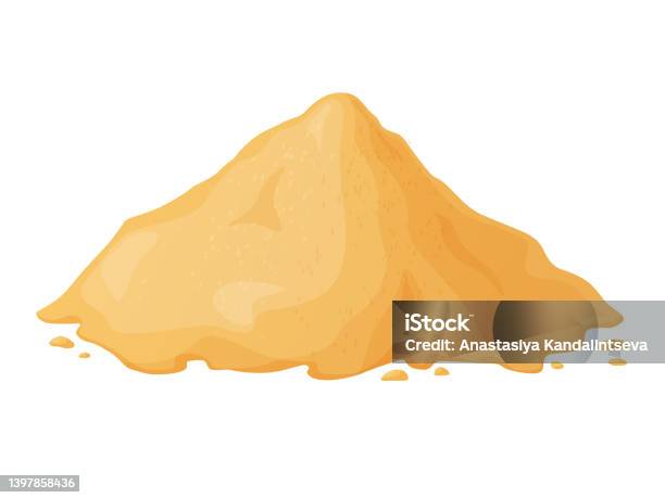 Tas De Sable Monticule De Sable Jaune Dune De Sable Dans Le Désert Ou À ... Tas De Sable Monticule De Sable Jaune Dune De Sable Dans Le Désert Ou À ...