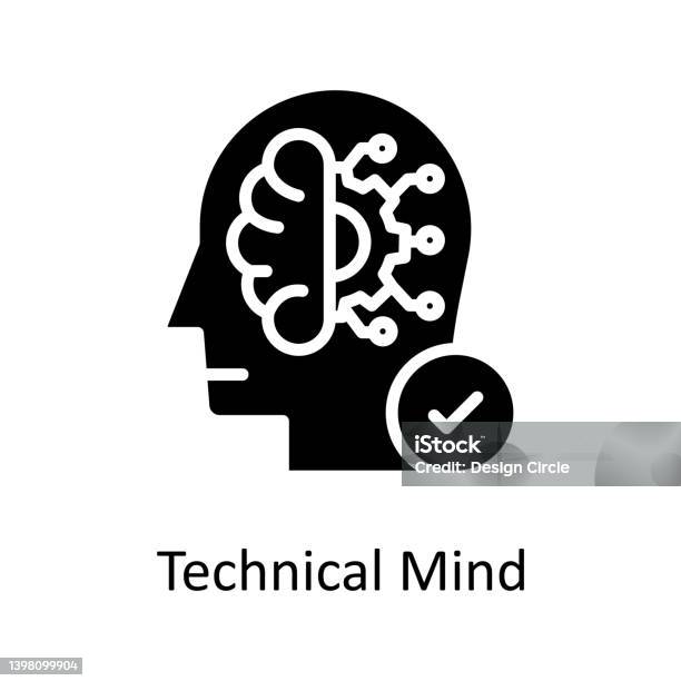 Technique Esprit Vecteur Solide Illustration De Conception Dicônes