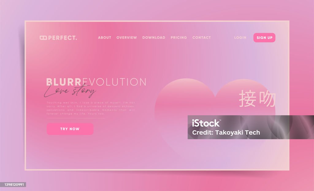 Suka Header Situs Web Horizontal Gradien Untuk Desain Web Sampul Tata
