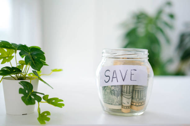 Free picture: savings, dollar, coins, jar, stacks, inflation, economy ...