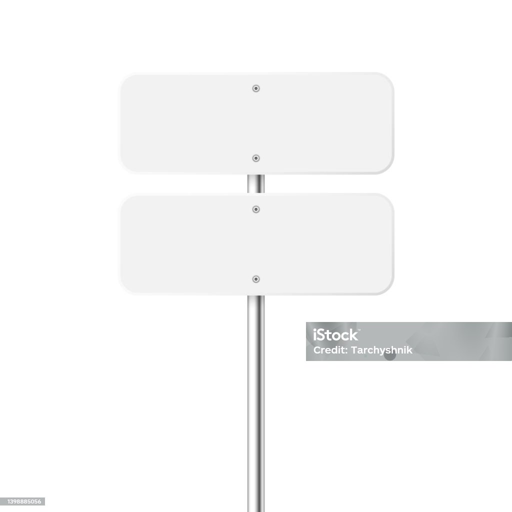 Route Panneau De Signalisation Panneau Dautoroute Sur Un Poteau