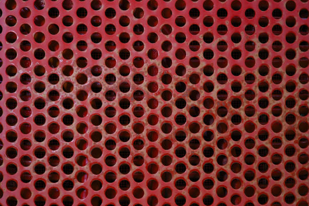 Free picture: geometric, texture, plastic, reddish, shape, grid, hole ...