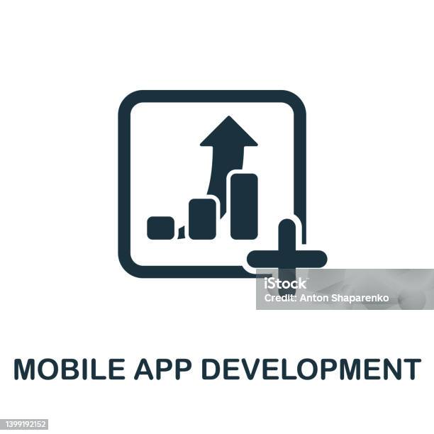 Icône Développement Dapplications Mobiles Élément De Ligne Simple
