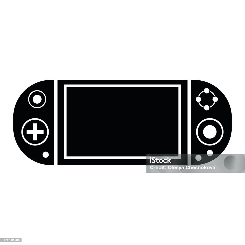 Joystick De Contrôleur De Jeu Gabarit Dicône Dillustration Vectorielle