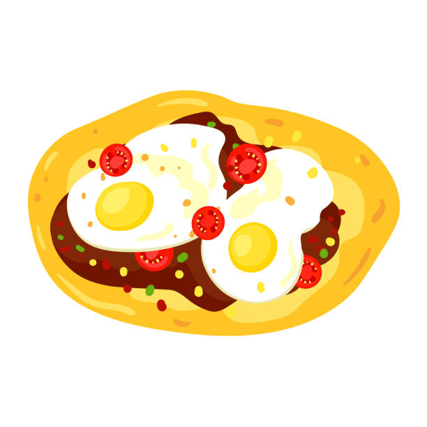 60 Huevos Rancheros Illustration Stock Illustrations Royalty Free