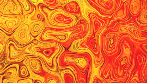 Free picture: Creative fantasy artistic orange yellow plasma texture