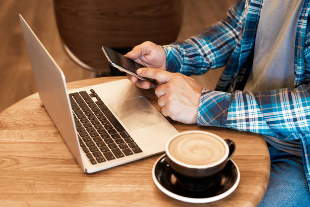 Iphone and Macbook at work | Free Stock Image - Barnimages