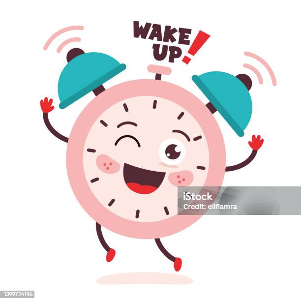 Illustration Vectorielle De Lhorloge De Dessin Animé Vecteurs Libres De