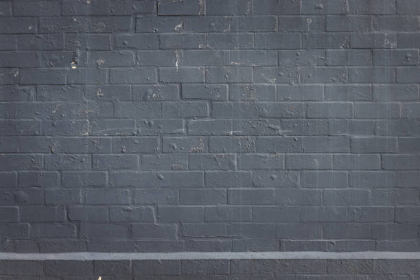 Free picture: Texture of an old dirty brick wall with dark blue paint ...