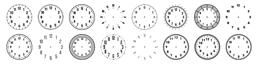 Cadrans Dhorloge Mécaniques Avec Chiffres Arabes Lunette Cadran De