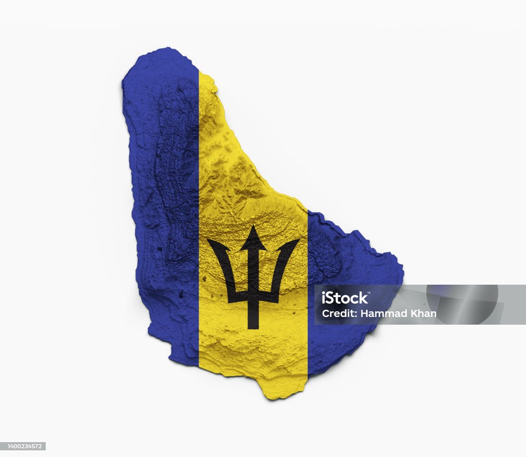 Peta Barbados Bendera Barbados Berbayang Relief Warna Peta Tinggi Pada ... Peta Barbados Bendera Barbados Berbayang Relief Warna Peta Tinggi Pada ...
