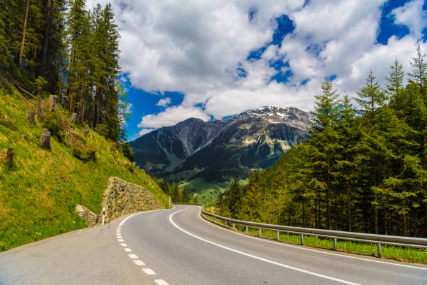 Free Stock Photo of Alpine road in Switzerland, Europe | Download Free ...