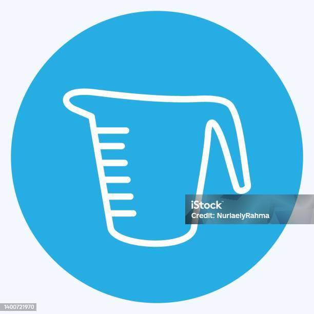 Tasse À Mesurer Icône Convient Pour Le Symbole De La Boulangerie Style