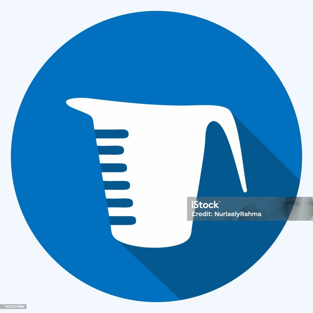 Tasse À Mesurer Icône Convient Pour Le Symbole De La Boulangerie Style