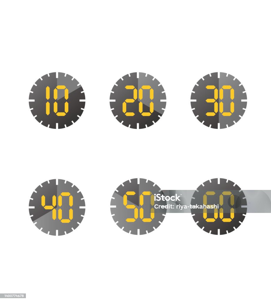 Simple 10 Minutes Timer Clock Icon Stock Illustration - Download Image ... Simple 10 Minutes Timer Clock Icon Stock Illustration - Download Image ...