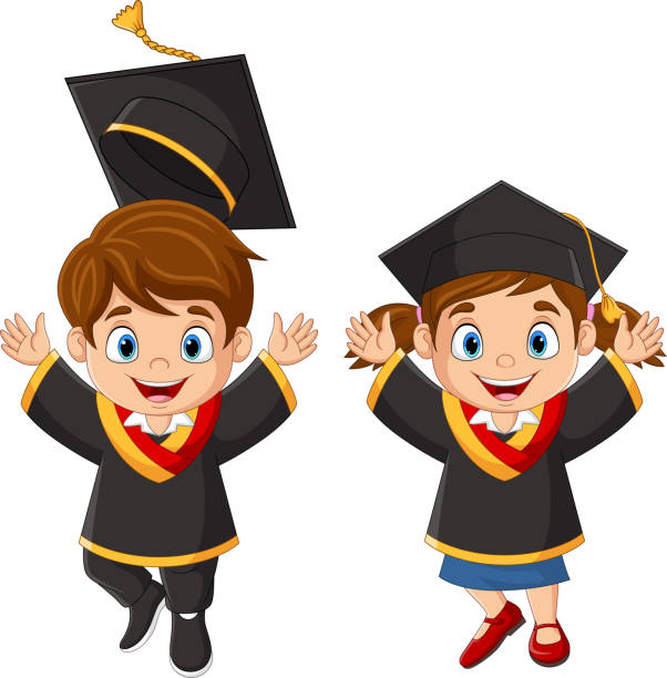 Toga Graduation Vector Clipart