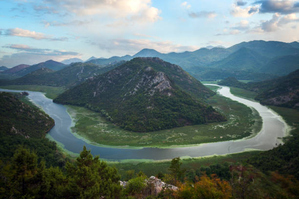 Free Stock Photo of Breathtaking landscape view of a river bend ...