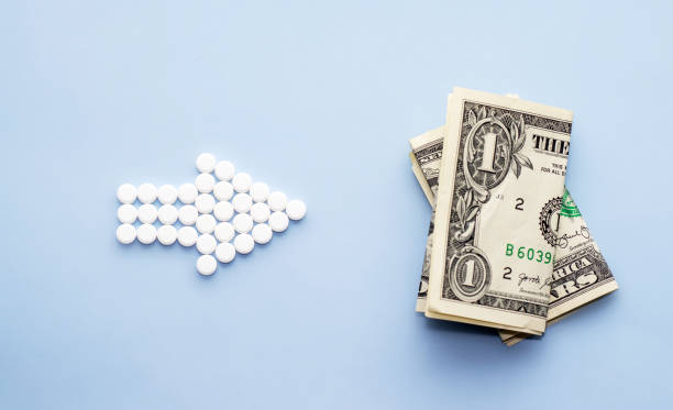 Free Stock Photo of Stack of Pills on Top of a Hundred Dollar Bill ...