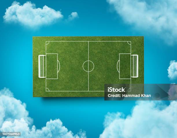 Soccer Field Top View Green Grass Realistic Imaginary Soccer Stadium ... Soccer Field Top View Green Grass Realistic Imaginary Soccer Stadium ...