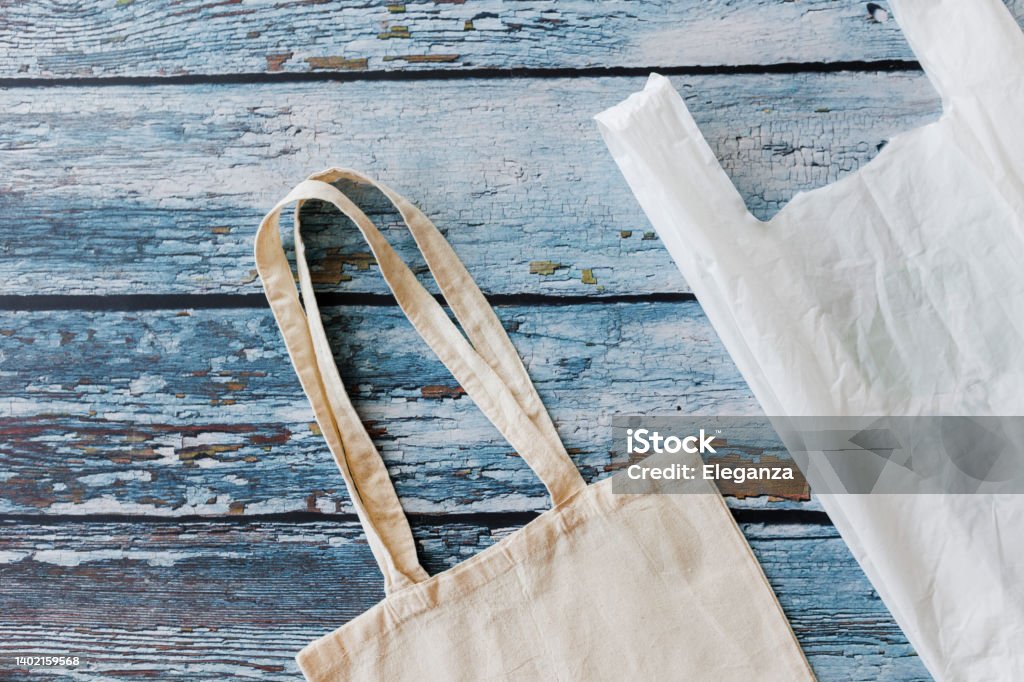 Reusable Cloth Bag Instead Of Plastic Bag Stock Photo - Download Image ... Reusable Cloth Bag Instead Of Plastic Bag Stock Photo - Download Image ...