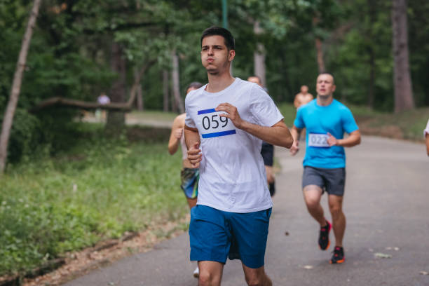 Free Stock Photo of Three Men Running in a Marathon | Download Free ...