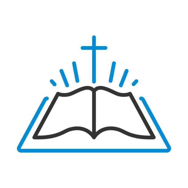 Open bible logo Clipart Vector PNG , SVG, EPS, PSD, AI